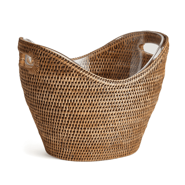 Bucket Cooler| Shop Rattan Beverage Tub | Surfside Chic – Surfside Chic ...